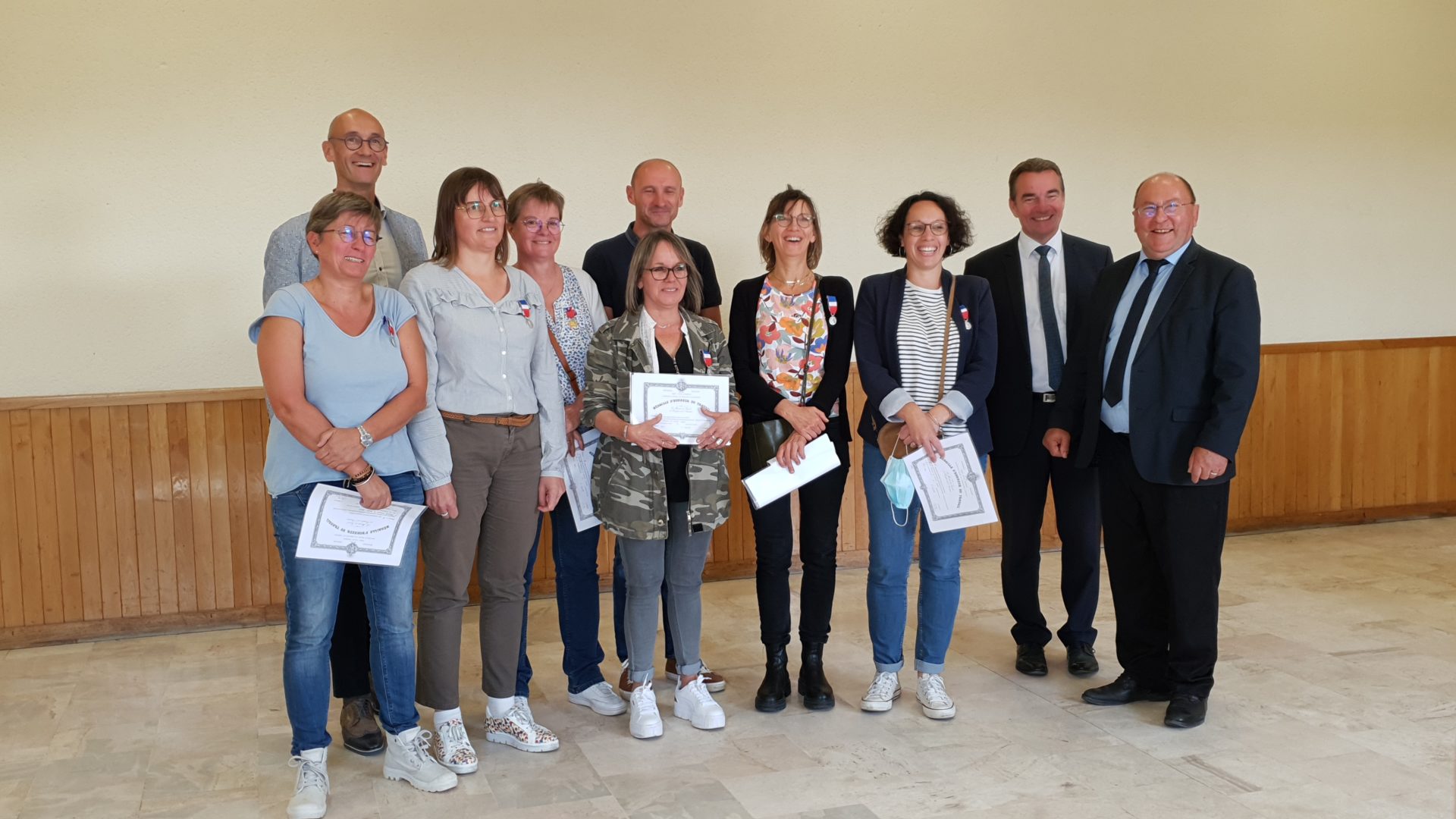 Remise des médailles du travail - SIAM